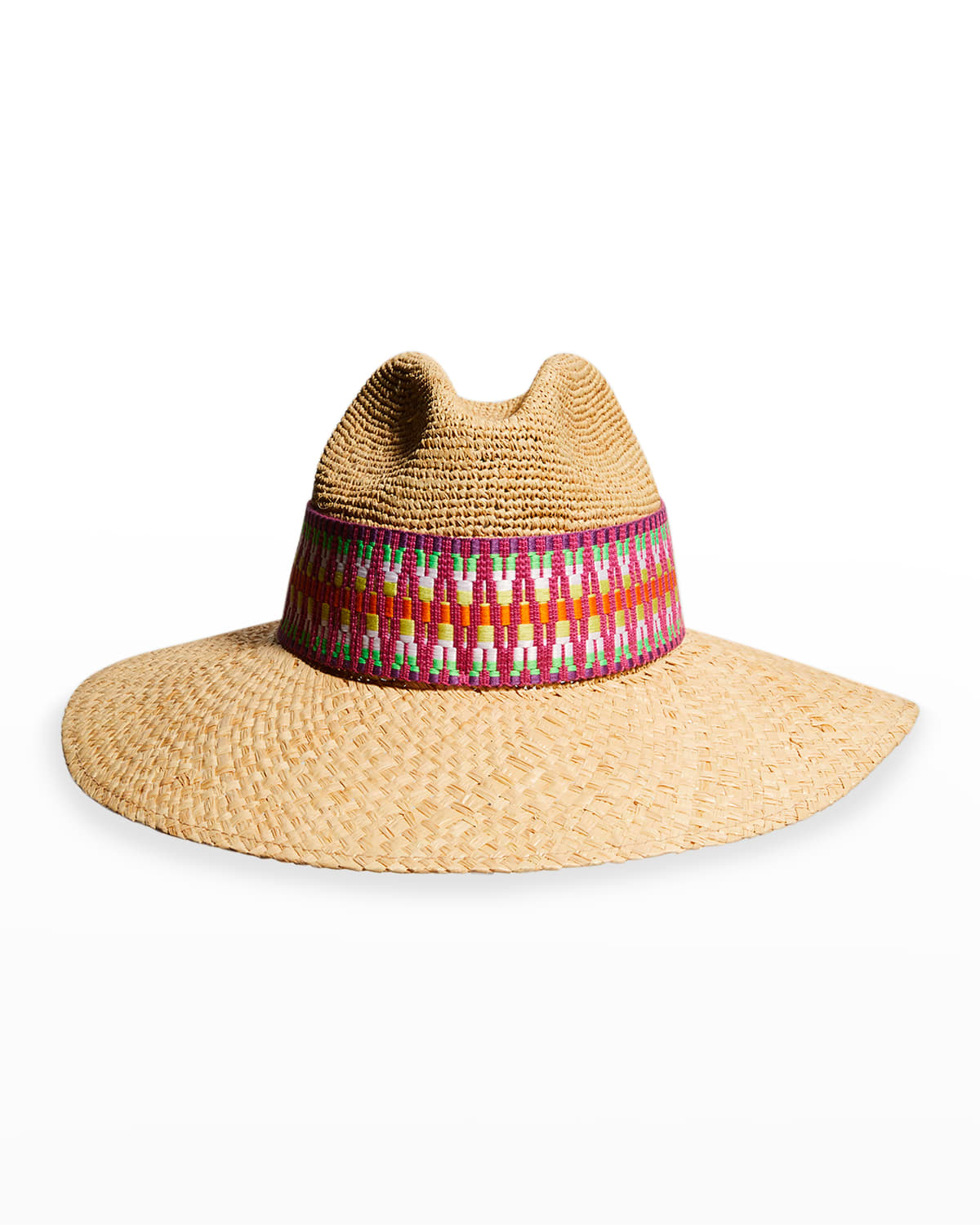 Raffaello Bettini Cory Woven Fedora Hat | ModeSens