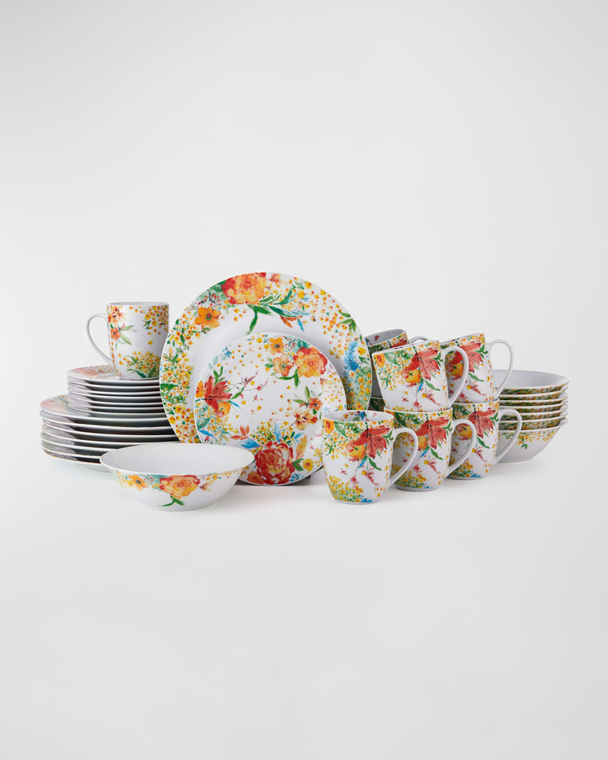 Fitz And Floyd Garden Delight 32-piece Dinnerware Set | ModeSens