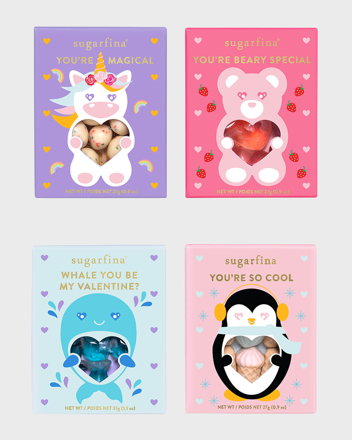 Sugarfina Valentine's Day 2023 Character Two 4-piece Taster Packs ...