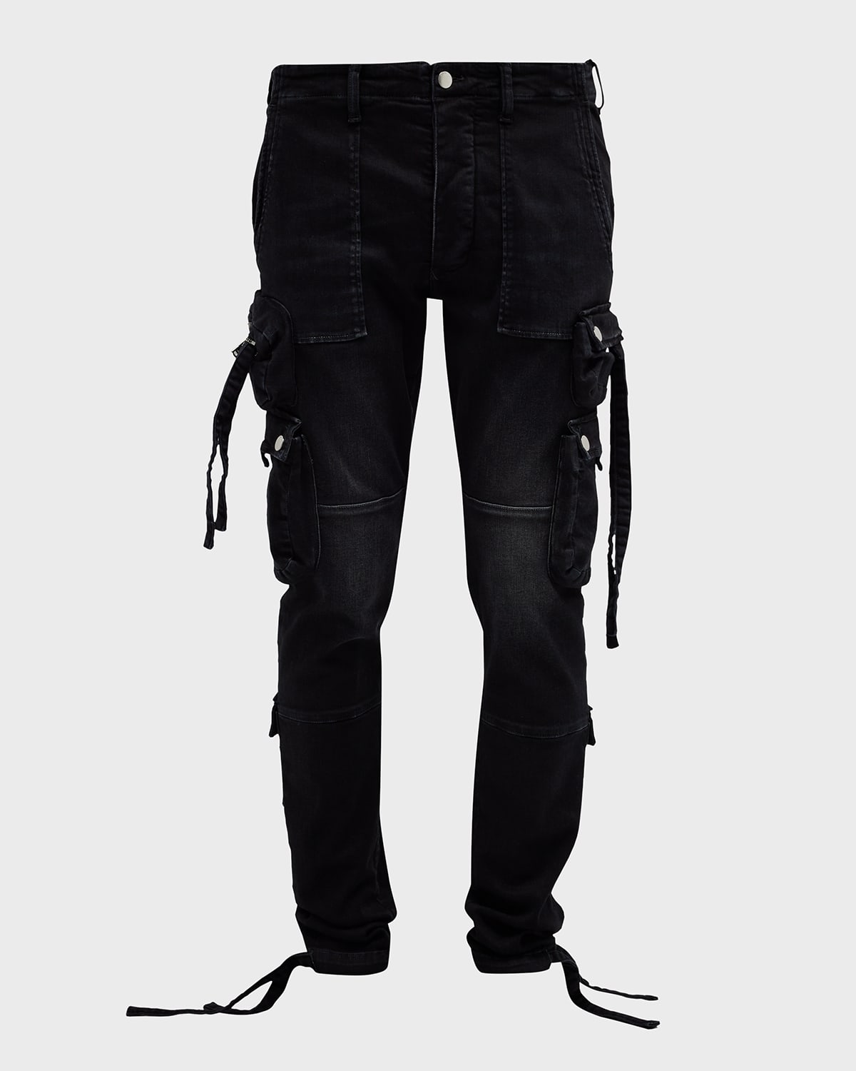 Amiri Men's Denim Tactical Cargo Pants | Smart Closet
