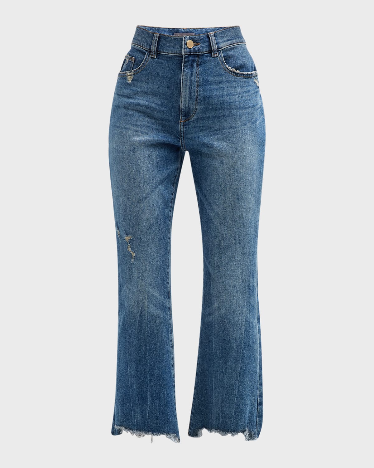 Dl Premium Denim Bridget Boot High Rise Vintage Crop Jeans In Adams ...