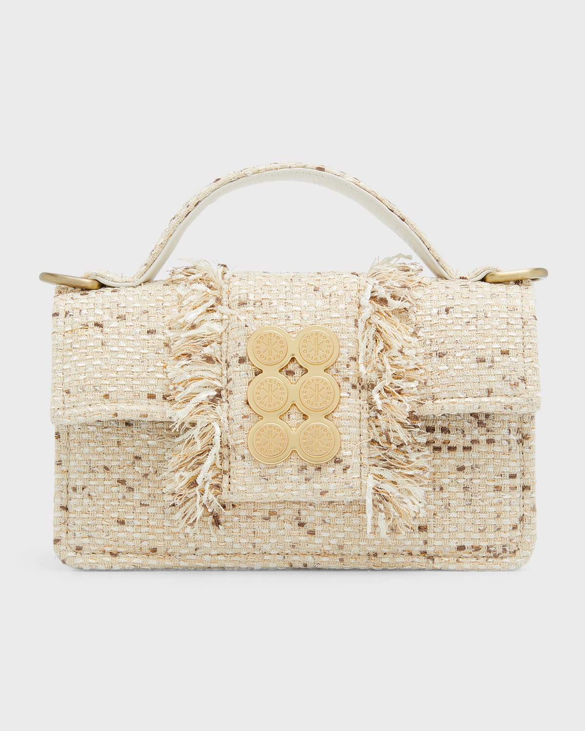 Kooreloo The Petite Fringe Chain Top-handle Bag In Gold | ModeSens