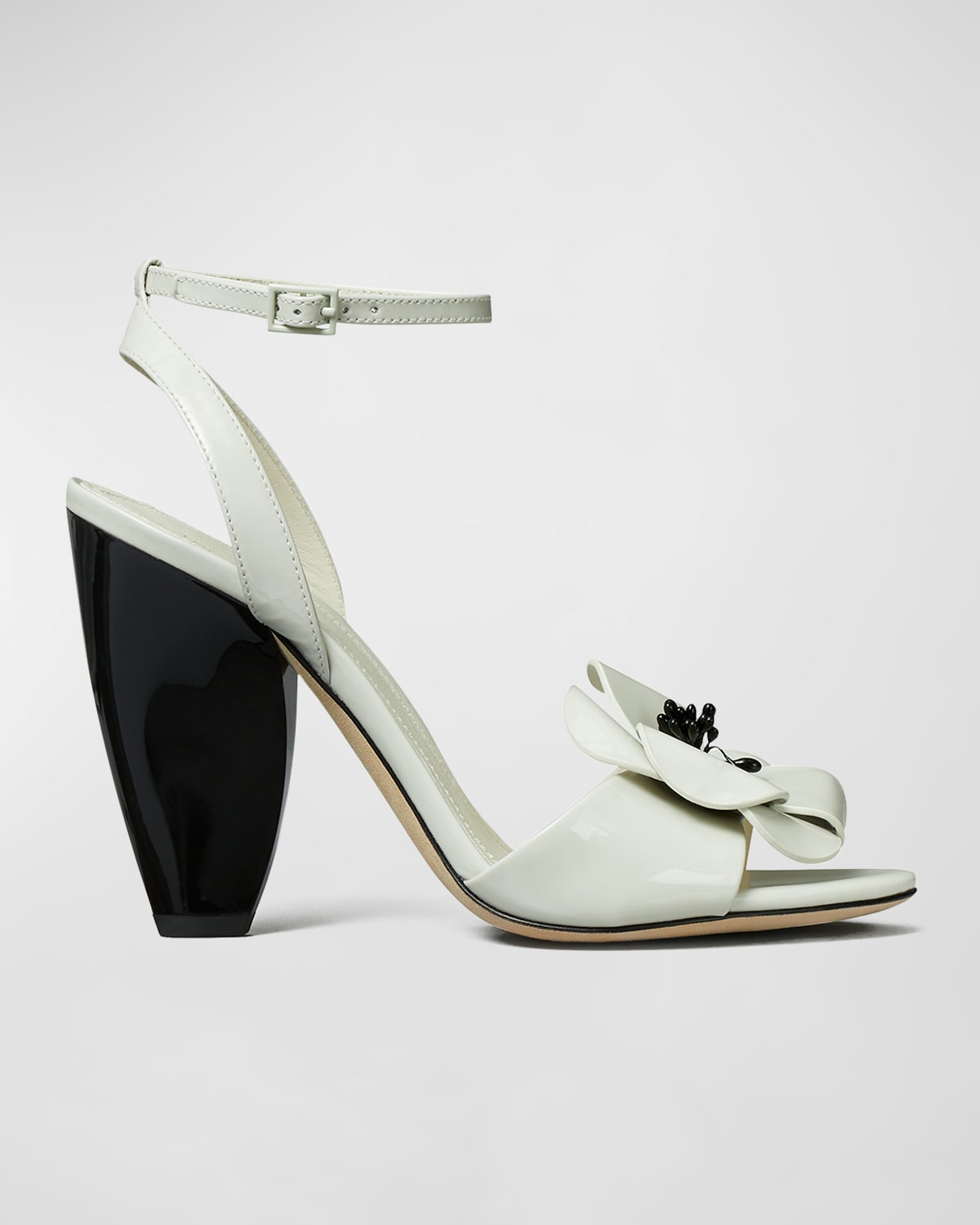 Tory Burch Flower Heeled Platform Sandals | Smart Closet