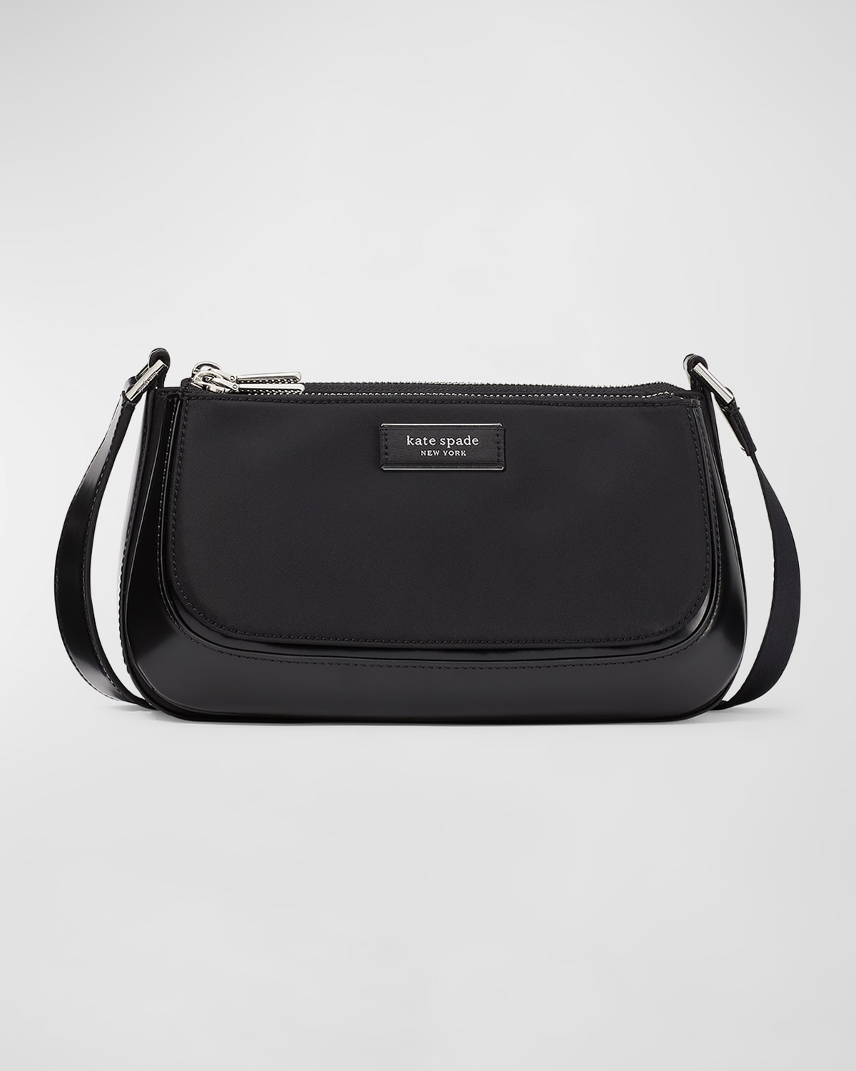 Kate Spade Sam Icon Medium East-west Crossbody Bag In Black | ModeSens