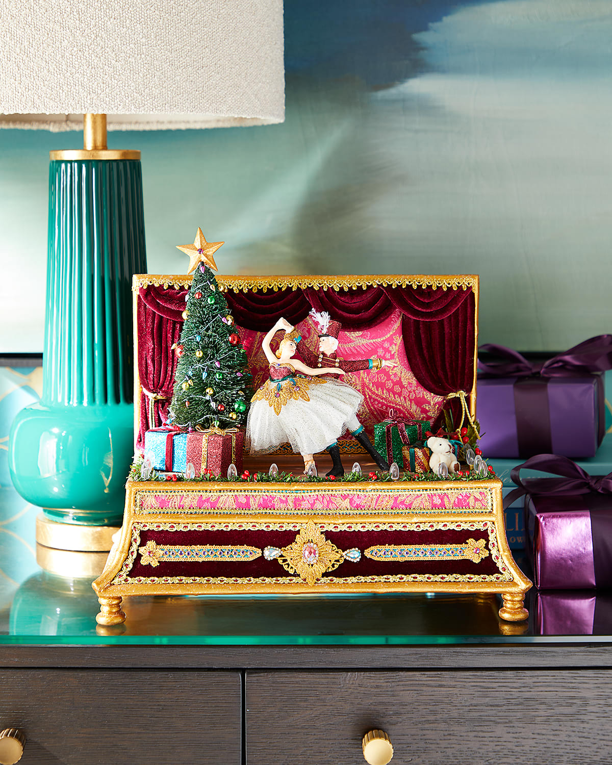 Katherine's Collection Nutcracker Dancing Hinged Box | ModeSens