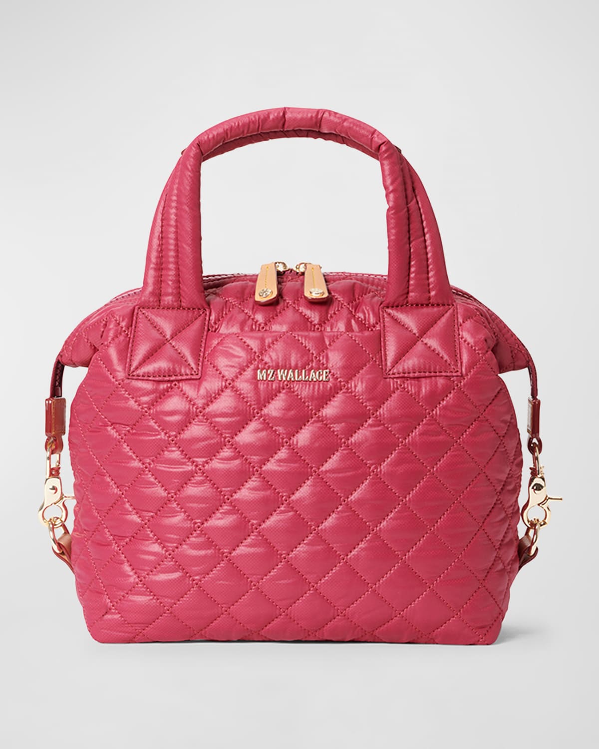 MZ WALLACE Sutton Deluxe Small Quilted Top-Handle Bag | Smart Closet