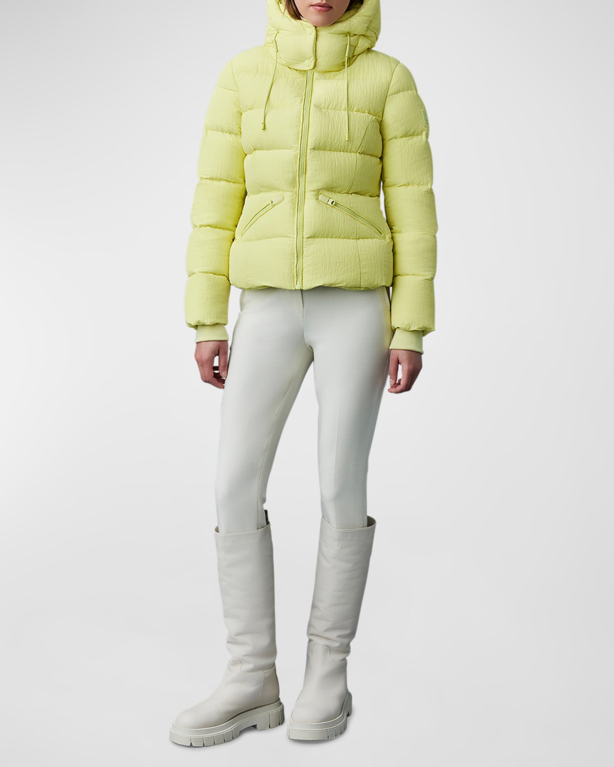 Mackage Madalyn Tactile Ripstop Down Hooded Jacket | Smart Closet