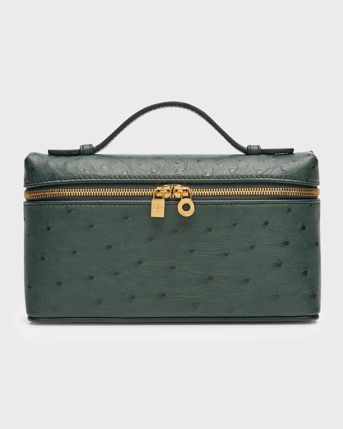 Loro Piana Extra Pocket L19 Ostrich Leather Pouch | Smart Closet