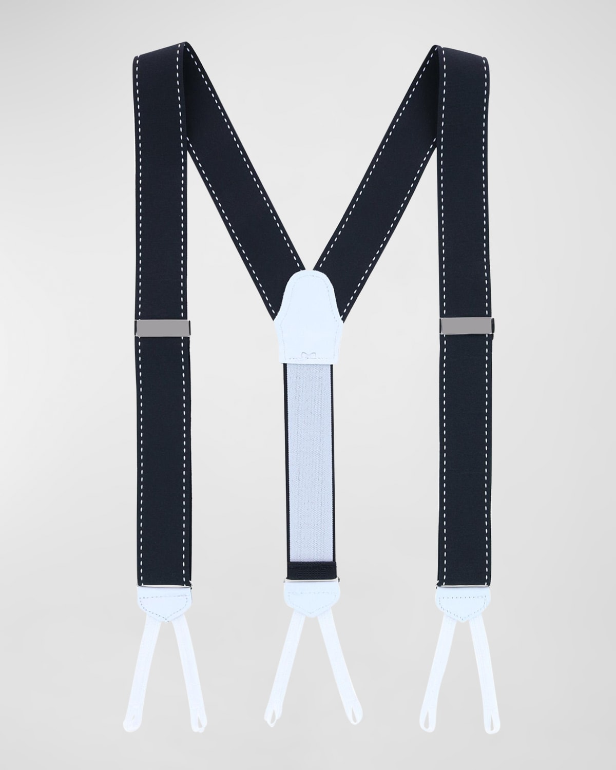 Trafalgar Men's Freeman Stitched Ribbon Suspender Braces | Smart Closet