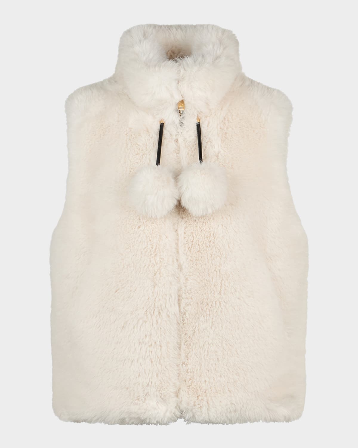 Moose Knuckles Ruby Faux Fur Vest with Gold Hardware | Smart Closet