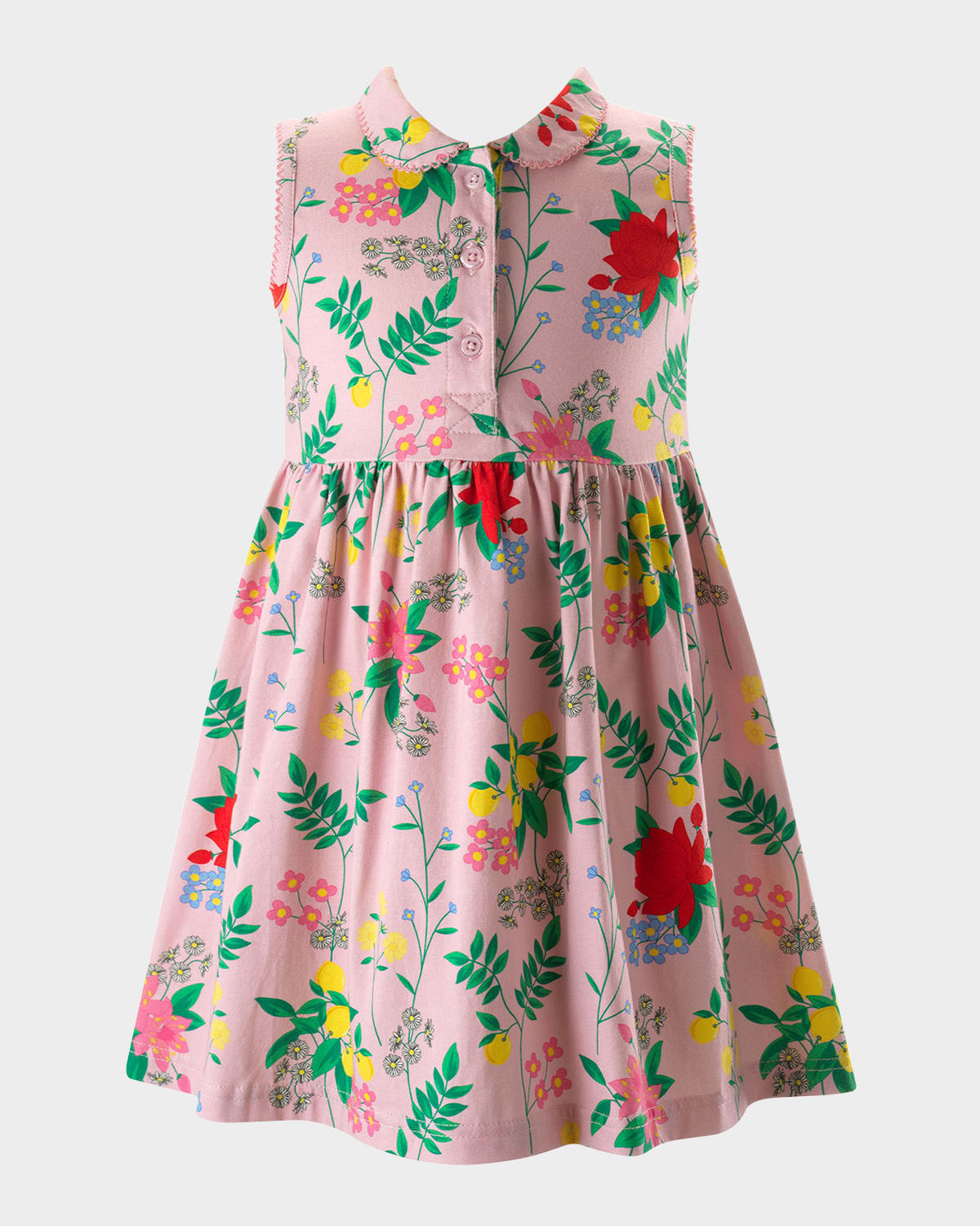 Rachel Riley Girls' Botanical Floral Jersey Dress - Little Kid, Big Kid ...