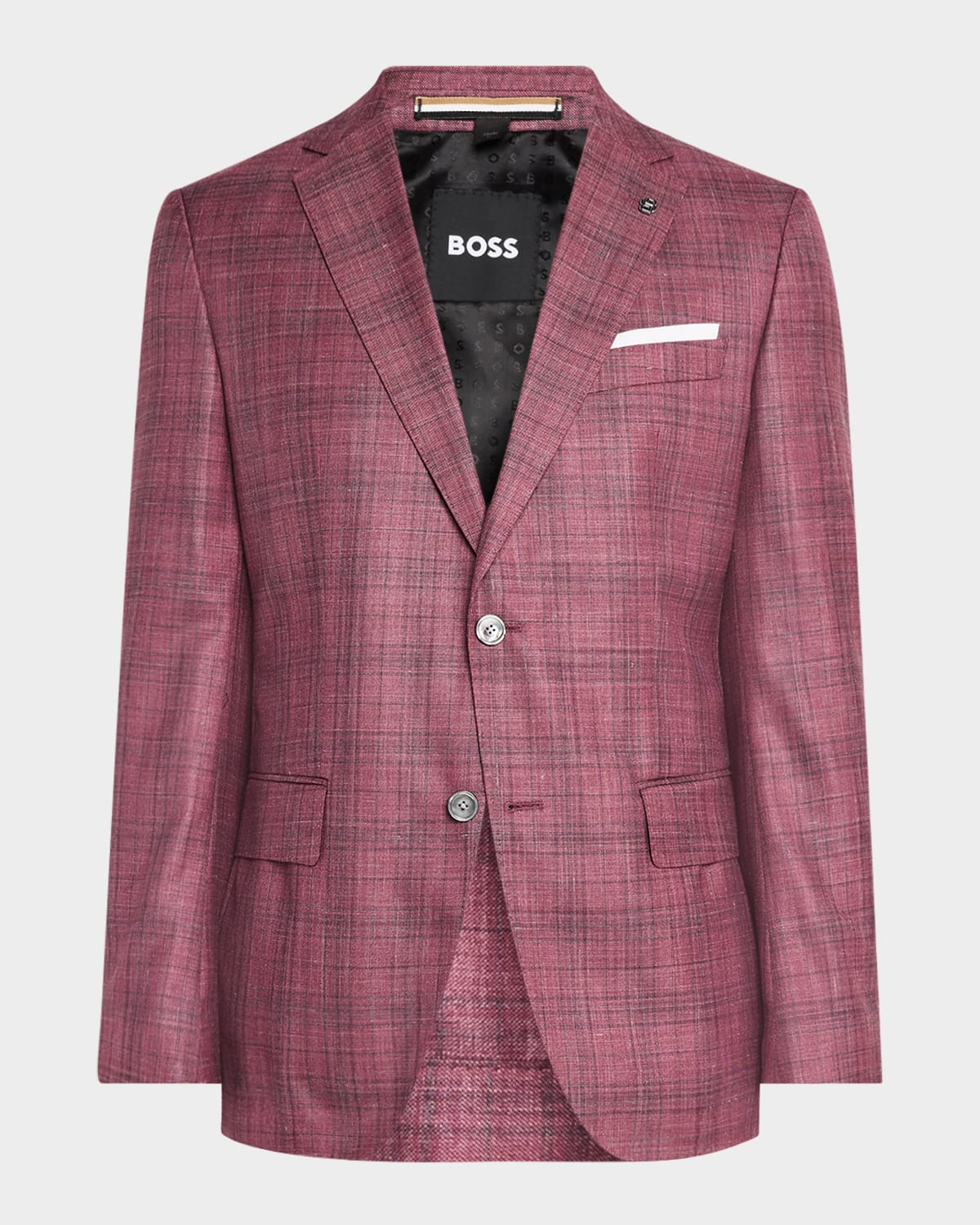 Hugo Boss Men's Hutson Plaid Sport Coat In Bright Purple | ModeSens