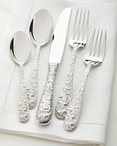 Towle Silversmiths 45-Piece London Shell Flatware Service | Neiman Marcus