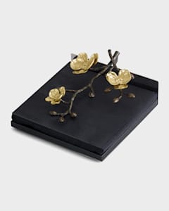 Michael Aram Gold Orchid Spoon Rest | Neiman Marcus
