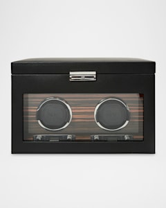 Axis Double Watch Winder with Storage | Neiman Marcus