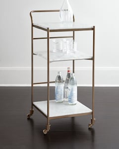Worlds Away Soren Bar Cart | Neiman Marcus