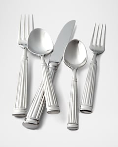 Fortessa Velo Brushed Stainless Steel 20-Piece Flatware set | Neiman Marcus
