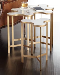 Global Views Marble Top Nesting Tables | Neiman Marcus