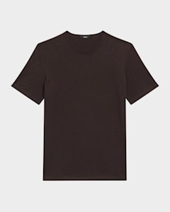 Theory Men's Pacific Linen Colorblock T-Shirt | Neiman Marcus