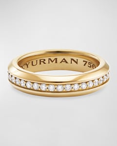 David Yurman Men's Cairo Wrap Band Ring in 18K Gold, 8mm | Neiman Marcus
