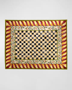 Courtly Check Rug | Neiman Marcus