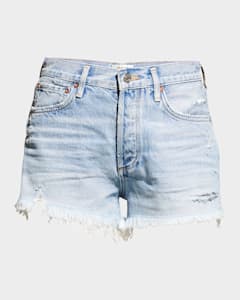 AGOLDE Parker Relaxed Denim Shorts | Neiman Marcus