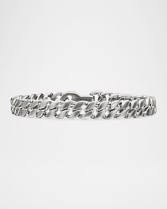 David Yurman Men's Curb Chain Ring in Black Titanium, 8mm | Neiman Marcus