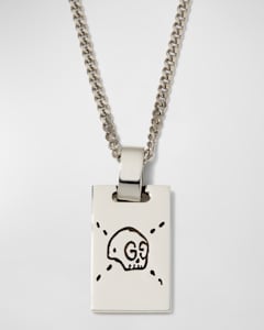 Konstantino Men's Sterling Silver Rectangle Link Chain Necklace ...