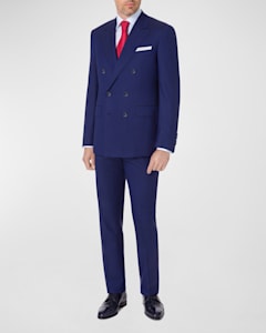 Stefano Ricci Men's Solid Wool Two-Piece Suit | Neiman Marcus