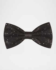 Stefano Ricci Men's Crystal-Embellished Silk Tie | Neiman Marcus