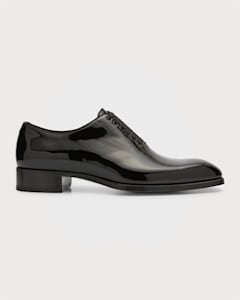 TOM FORD Men's Edgar Leather Wingtip Brogue Derby Shoes | Neiman Marcus
