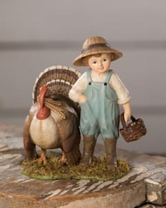 MacKenzie-Childs Aurora Turkey Thanksgiving Decor | Neiman Marcus