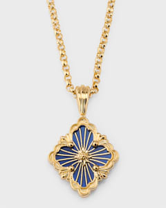 Buccellati Opera Tulle 18K Yellow Gold Pendant Necklace with Onyx ...