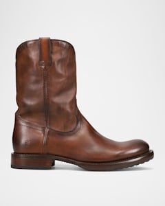 Allen Edmonds Men's Dallas Leather Western Roper Boots | Neiman Marcus