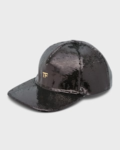 TOM FORD TF Logo Denim Baseball Cap | Neiman Marcus