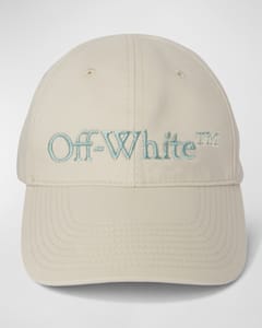 Off-White Drill Embroidered Logo Baseball Cap | Neiman Marcus