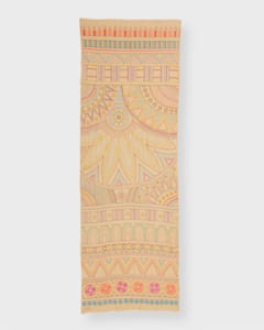 Janavi India Waves Merino Wool Scarf | Neiman Marcus