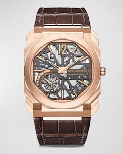 BVLGARI Octo Finissimo Titanium Skeleton Watch, 40mm | Neiman Marcus