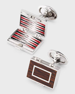 Jan Leslie Men's 18K Gold Vermeil Bullion Bar Cufflinks | Neiman Marcus