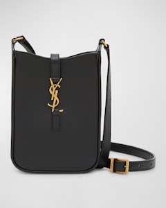 Saint Laurent Le 37 Mini YSL Bucket Bag in Smooth Leather | Neiman Marcus