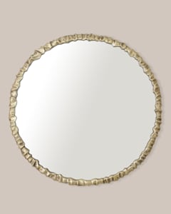 Global Views Wood and Bone Wall Mirror - 48" | Neiman Marcus