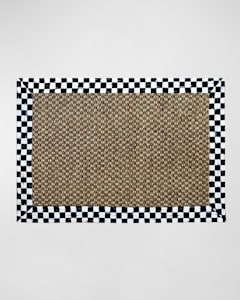 Courtly Check Rug | Neiman Marcus
