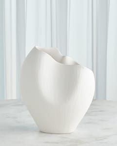 Global Views Matte Wide Pearl Vase | Neiman Marcus