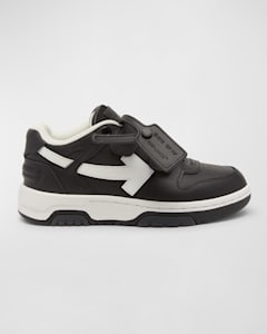 Off-White Kid's Out Of Office Leather Sneakers, Size Toddler/Kids ...
