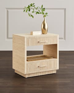 Interlude Home Taylor Bedside Chest | Neiman Marcus