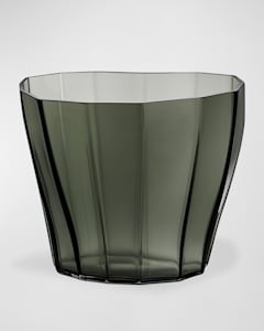 Orrefors Reed Moss Green Large Vase, 11.6" | Neiman Marcus