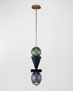 Allegri Crystal by Kalco Lighting Flint 5-Light LED Multi-Drop Pendant ...