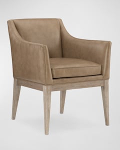 Jamie Young Asher Leather Dining Chair | Neiman Marcus