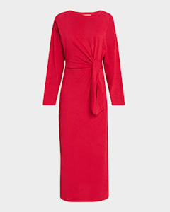 Apiece Apart Catania Wrap Linen Shirtdress | Neiman Marcus