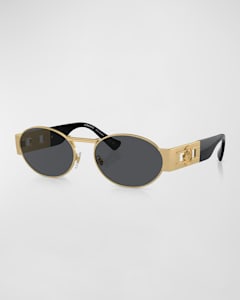 Versace Men's Rimless Metal Aviator Sunglasses | Neiman Marcus